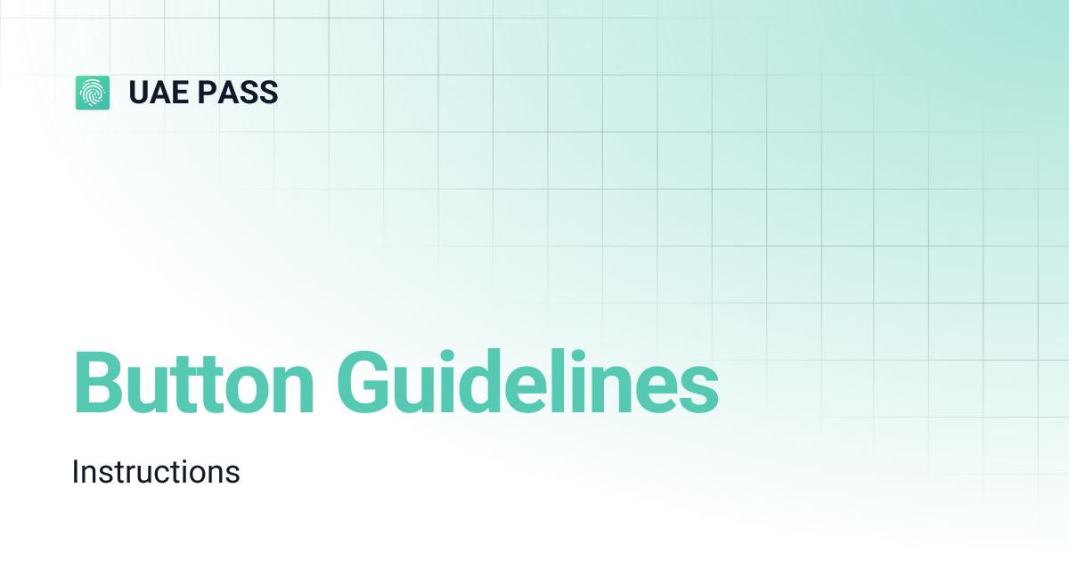 Button Guidelines | UAE PASS